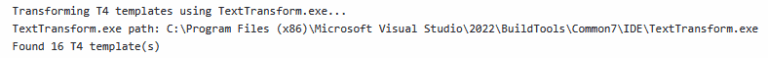 T4 Text Transform With the dotnet CLI - DevLog